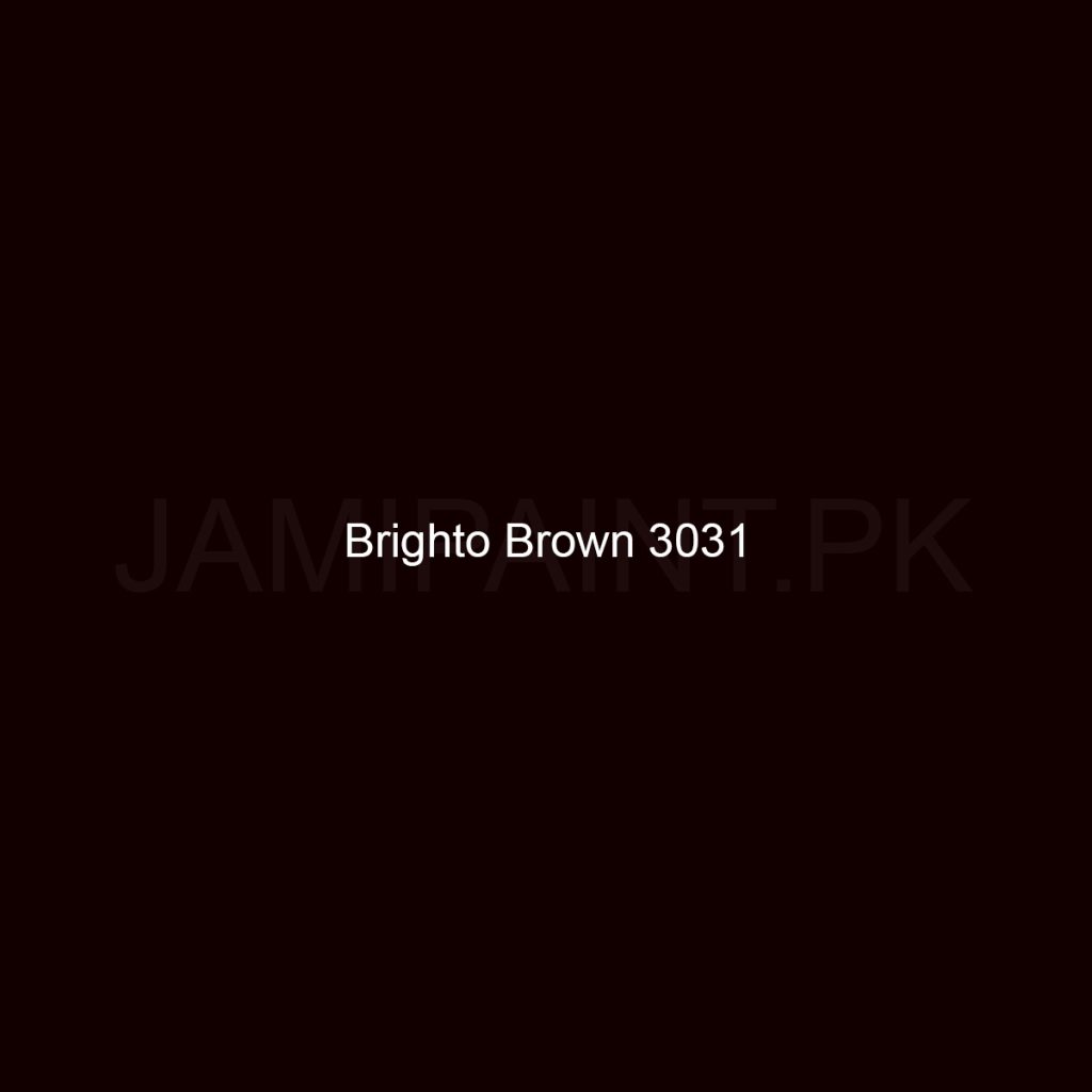 Brighto Synthetic Enamel brighto brown 3031 - Jami Paint